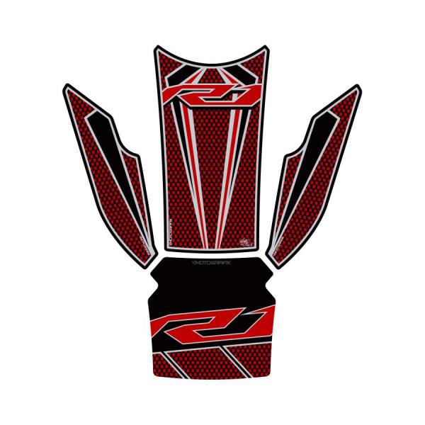 メーカー名：モトグラフィックスメーカー品番：MT-TY026RCカタログ品番：P084-2202販売備考：キャンセル不可商品です。TANK PAD YAMAHA YZF-R1/M 15- レッド/カーボン(カラー)適合情報：ヤマハ[YAMA...