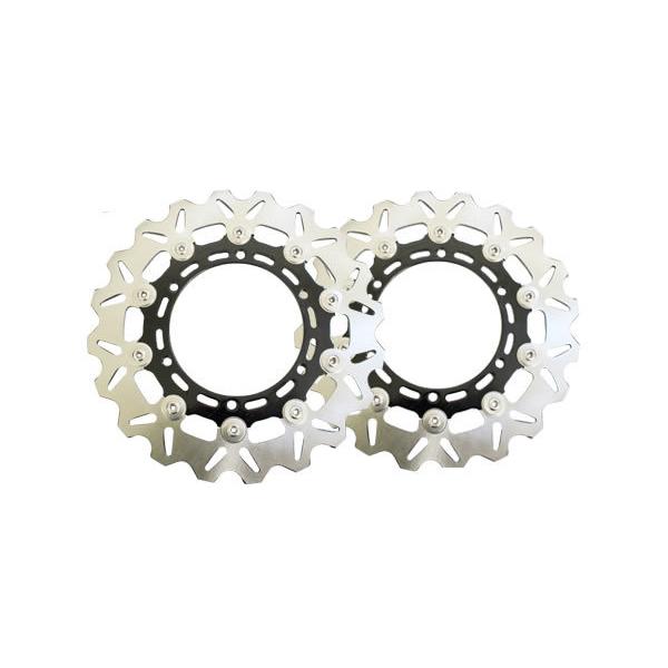 ■商品情報・メーカー：ヤマハ YAMAHA・車種：XJR1300 YZF-R1 YZF-R6 V-MAX1200 ロイヤルスター・カラー：黒・サイズ：外形300mm、内径132mm、厚み5.0mm、ボルト数6穴、ボルト径8mm、PCD150...