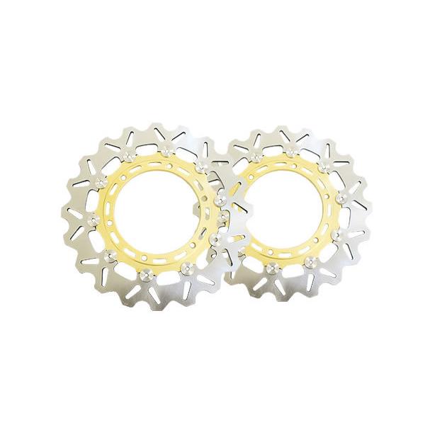 ■商品情報・メーカー：ヤマハ YAMAHA・車種：XJR1300 YZF-R1 YZF-R6 V-MAX1200 ロイヤルスター・カラー：金・サイズ：外形300mm、内径132mm、厚み5.0mm、ボルト数6穴、ボルト径8mm、PCD150...