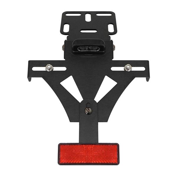 汎用フェンダーレスキット、ナンバー灯です。ウインカーが取付け出来るホール付きで、リア周りがカスタムバイクへ大変身！LEDナンバー灯とリフレクター付きのフルセット。純正リアフェンダーを取り外すか、またはカットしてインナーなどに穴を開けて頂き、...