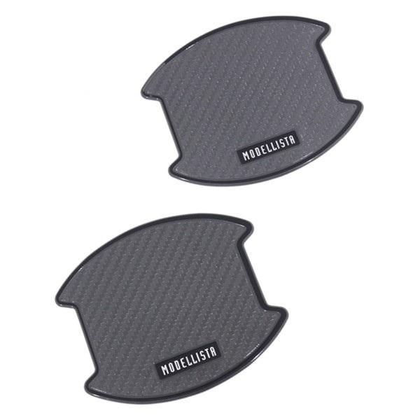 ドアハンドルまわりをスタイリッシュに♪ドア開閉時のひっかき傷を防止します。モテリスタ部品になりますので品質は抜群です。メーカー：トヨタ 車種：ヴォクシー型式：ZWR90 ZWR95 MZRA90カラー：ブラックセット内容：2枚セット純正品番...