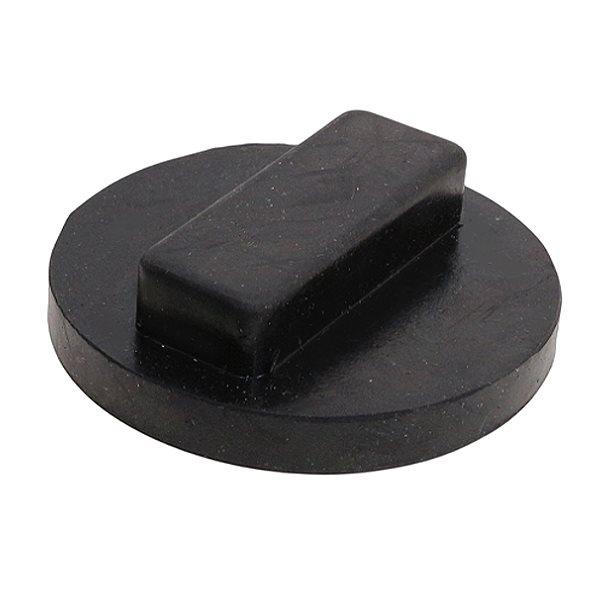 BMWやMINIの長方形くぼみ付きタイプにピッタリフィットします。タイヤ交換や車両メンテナンスにおすすめです。耐久性・耐摩耗性に優れた素材を使用しております。車体を保護し、ジャッキポイントの曲りや滑りを防止します。サイズ：直径67mm重さ：...