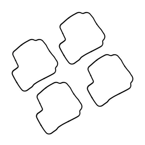 【 CBR250R MC14/MC17/MC19 キャブレターフロートパッキン 4枚 16010-MN4-305/16010-MN4-003/16010-KT7-003 社外品 】古くなったパッキンは経年劣化により硬化してしまい、燃料漏れを...