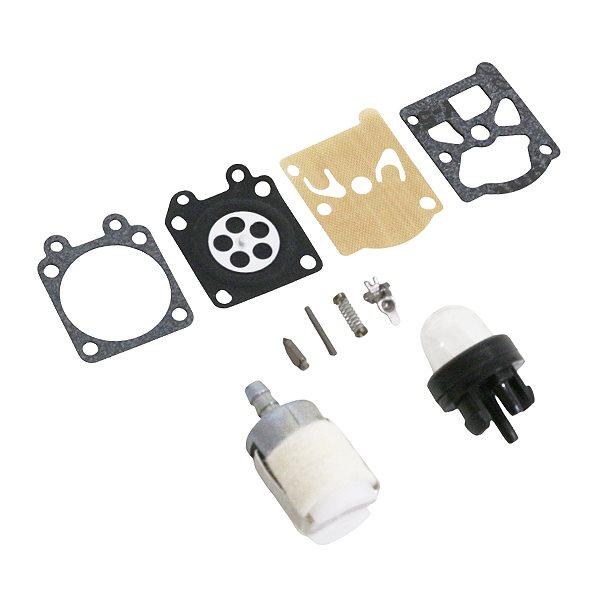 【 チェーンソー ブロワー WA/WTキャブレター用 補修キット 】ガスケット・ダイヤフラム・燃料フィルター・プライマーポンプ・インレットニードルバルブ等がセットになった商品ですWA/WTで始まるキャブレターに取り付け可能ですチェーンソーや...