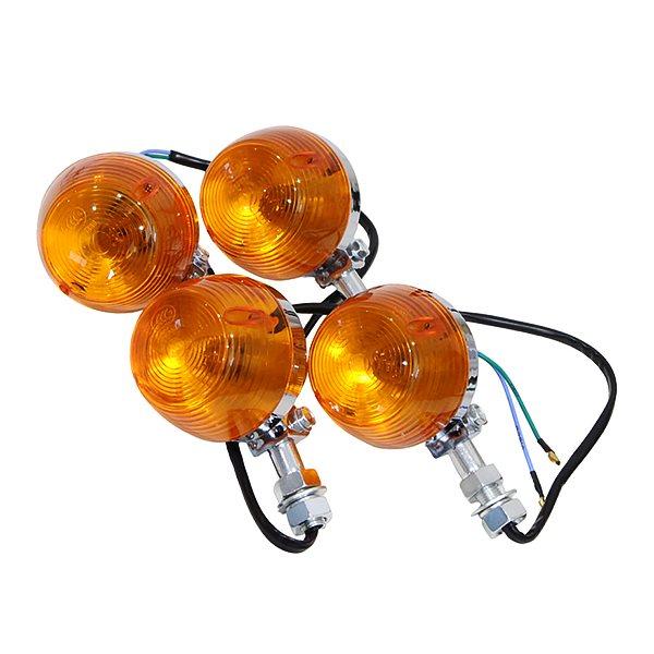 HONDA ホンダ 旧車 CB系 純正タイプ ウインカー オレンジ レストア 予備パーツ としていかがでしょうか。ホーク タイプの丸形ウィンカーです!12Vの汎用品ですので様々な車種にご使用いただけます。【数量】4個【電圧】12V専用　【参...