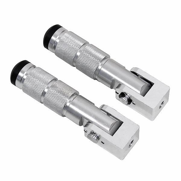 アルミ削り出しの汎用 CNC 可倒式ステップバー M8サイズの出品です。このステップを取り付けたバイクはカスタム感溢れる外観になること間違いありません。機能UPかつ、スタイリッシュなデザイン！ドレスアップとしても非常におすすめです！アルミ ...