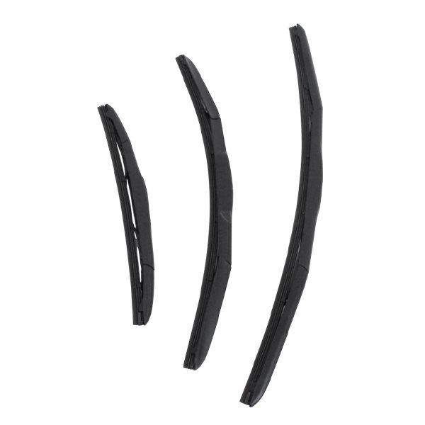 純正交換タイプ ワイパー3本セットです！グラファイトより長持ちのフッ素樹脂（PTFE）コートラバー採用拭きムラのない安定したふき取りが可能です！ムラが出てきたり、色あせの際の交換用に！※お車のモデル、年式等によってサイズが異なる場合がござい...