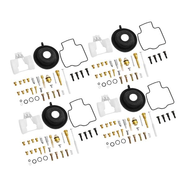 【セット内容】メインジェットパイロットジェットニードルバルブニードルジェットパイロットスクリュースプリングパッキン類フロートダイヤフラムなど4気筒1台分セットになります。【適合車種】バリオス 1989-1991（1997-1998に関しては...