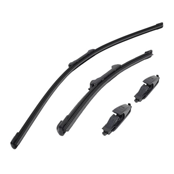 高耐久フッ素樹脂（PTFE）コートラバーを採用し、従来のグラファイト製よりも長寿命を実現しました。摩擦を抑えてスムーズな拭き取りが可能で、雨の日でもクリアな視界を確保します。また、ハンドルの左右を問わず取り付けが可能。付属アタッチメントは反...