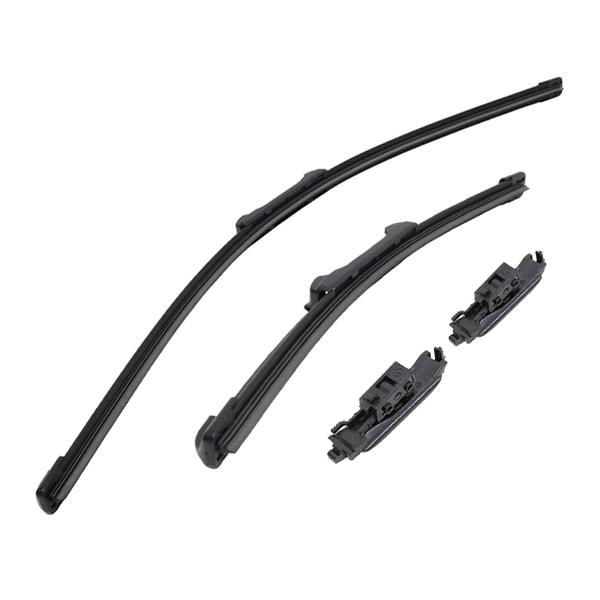 高耐久フッ素樹脂（PTFE）コートラバーを採用し、従来のグラファイト製よりも長寿命を実現しました。摩擦を抑えてスムーズな拭き取りが可能で、雨の日でもクリアな視界を確保します。また、ハンドルの左右を問わず取り付けが可能。付属アタッチメントは反...