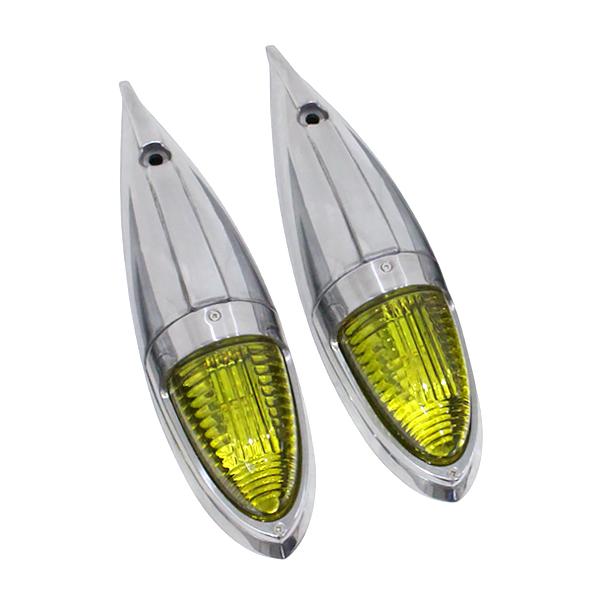 懐かしい雰囲気を漂わせるレトロなデザインが特徴です。複数の色やスタイルの中から選択し、トラックをあなた好みにアレンジできます！サイドに装着することで周囲の車両や歩行者に対してトラックの存在を明確いたします。特に夜間や暗い環境での視認性を向上...