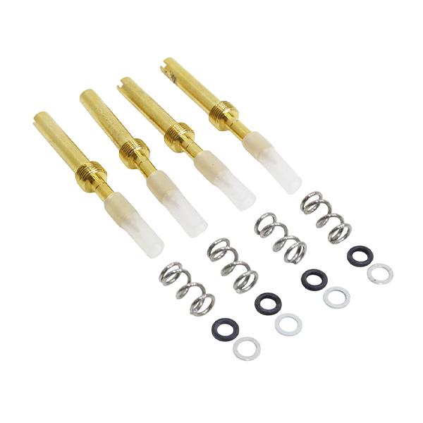 補修用におすすめです。※年式により仕様が異なる場合がございます。必ず形状をご確認ください。メーカー：カワサキ参考車種：SR400 ゼファー 750 1100 XJR400 1200 1300セット内容：4個セット (スクリュー/スプリング/...