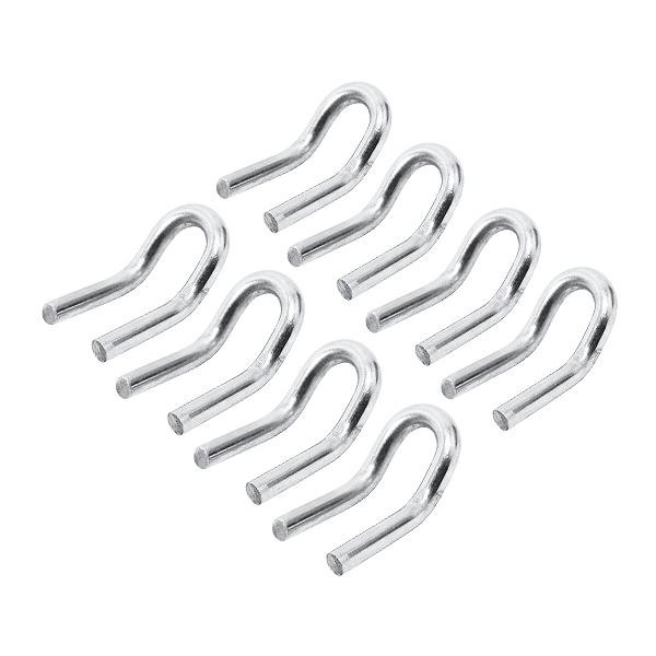 社外マフラーのフランジ差し込み部の固定パーツです。経年劣化の際に交換をおすすめします。材質：ステンレスセット内容：8個