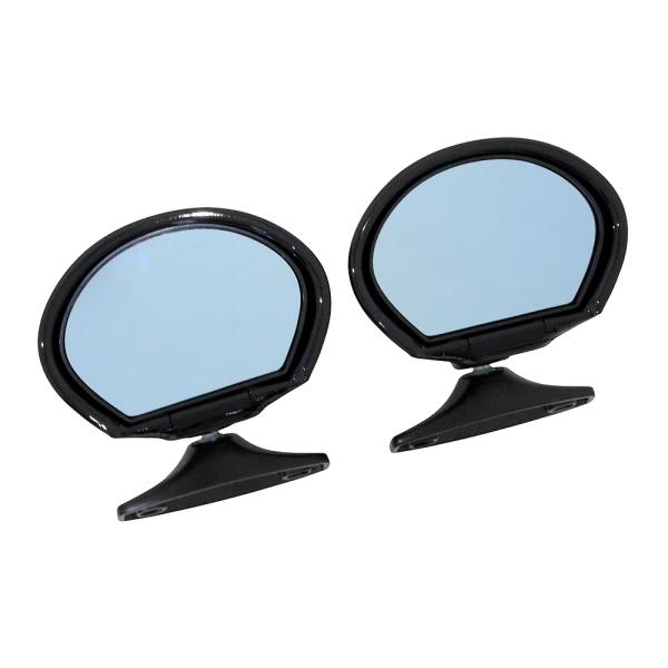 イタリアンクラシックなビタローニタイプのセブリングミラーです。広角ブルーレンズを採用しております。ミラーレンズは調整可能でミラー本体は360度回転しますので合わせやすいです。ミラー角度調整は手動式で電動調整機能は使用できません。※汎用品にな...