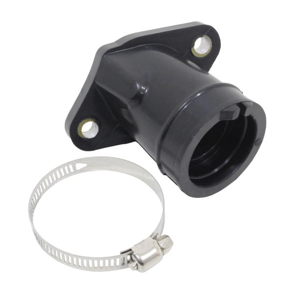 YBR125 YB125SP用のキャブレター（ミクニBS25）からエンジンにつながるパーツです。補修用におすすめです。メーカー：ヤマハ適合車種一覧：YBR125 YB125SP 対応キャブレター：ミクニ BS25