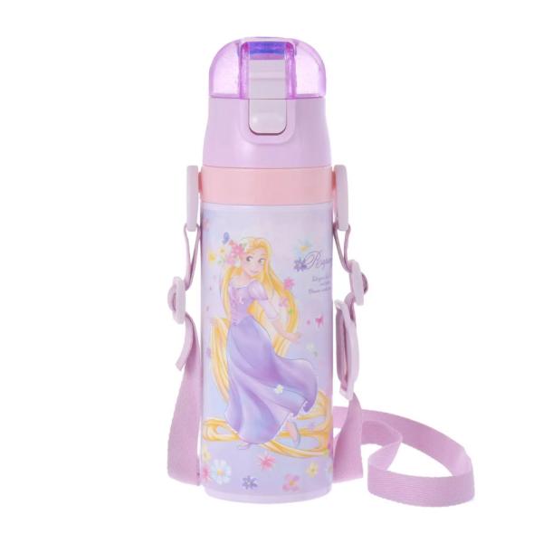 ディズニープリンセスのラプンツェルをデザインした、保冷専用ステンレスボトル。 パステルカラーのボトルにラプンツェルと美しいお花を描いたデザイン。見た目だけでなく実用性もバッチリです！ ワンプッシュでキャップを開けたら、飲み口からダイレクトに...