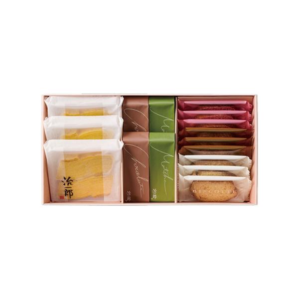 バウムクーヘンカット 3袋 ガトーショコラ 4個（チョコレート2個 / 抹茶2個） ビスコット 9枚（シュガー3枚 / ショコラ3枚 / ラズベリー3枚）