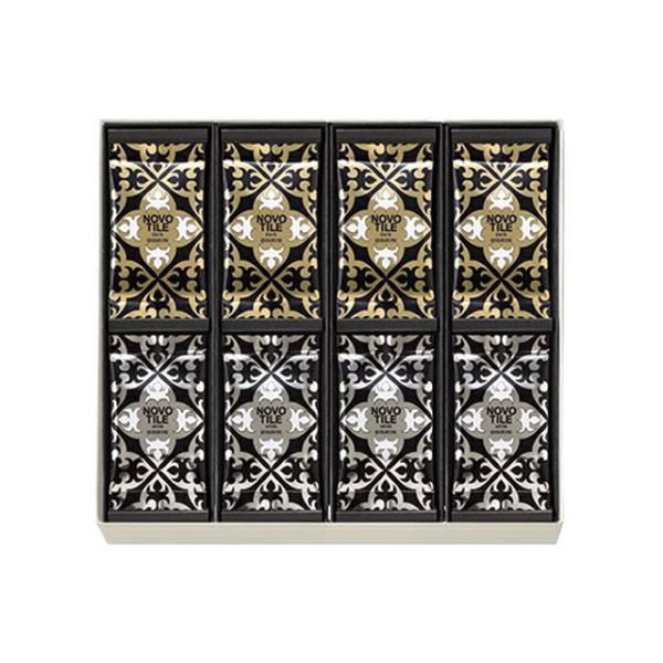 詰合せ内容 ノボタイル 48枚(ダーク・ホワイト 各24枚)日持ち ノボタイル/発送日を含む30日以上特定原材料等 卵・小麦・乳・大豆外寸 縦23x横28x高8cm※代理購入となります。ご了承ください。※パッケージ内容・お味は告知なく変更と...