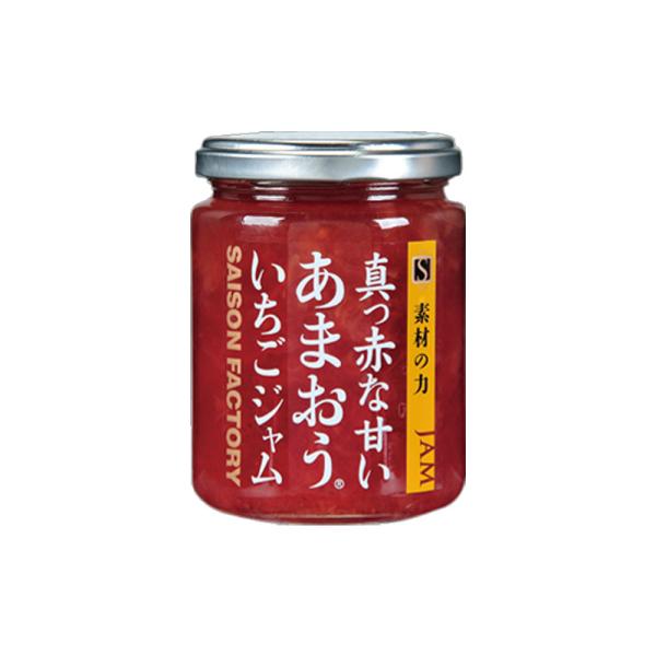 福岡県産あまおう?いちごを使用したジャム。いちご本来の甘酸っぱさと、深い味わい、濃厚な香りを感じられ、あまおう本来の素材感をお楽しみいただけます。内容量：235g