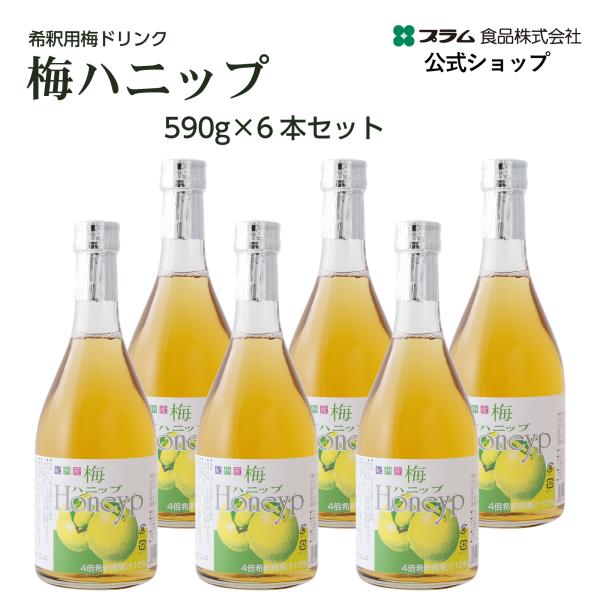 紀州産の梅を使用し、砂糖で抽出した梅果汁にはちみつを加えて仕上げた、希釈用タイプの梅シロップ「梅ハニップ」の6本セットです。濃縮タイプのため、水や炭酸水で割ることで、お好みの濃さに調整しながら梅ジュースとして楽しめます。すっきりとした甘さと...