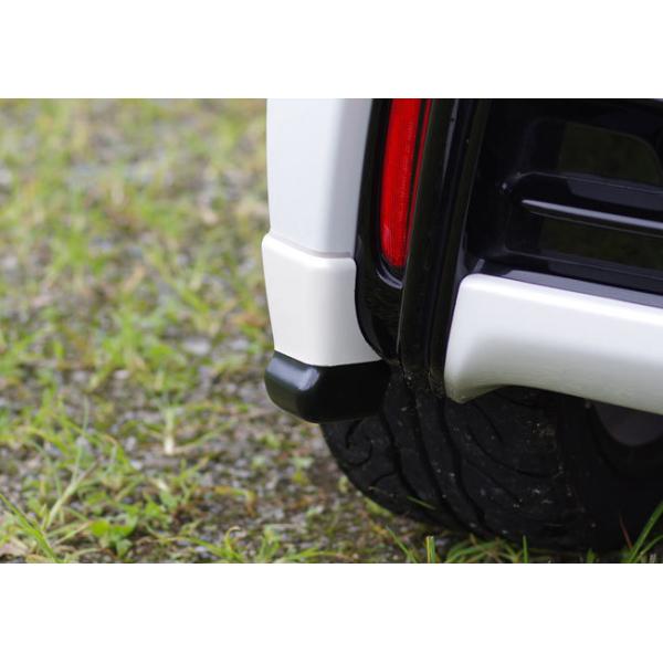 エスケレートＳ６６０（ＪＷ５）未塗装　リアバンパーサイド（ＦＲＰ）（黒ゲルコート）*標準車用とモデューロ・リアロアバンパー装着車用がございます。*取付に際し車体に穴開けが必要です。●送料の基本料金は4,000円(税別)です。北海道、四国、九...