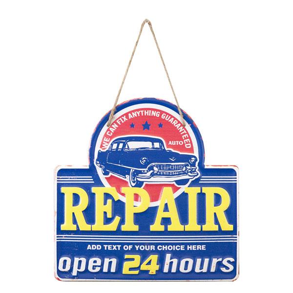 オシャレなデザインにエンボス加工を施されたプレートです。錆びた感じもgoodです。軽量なのでどこでも気軽に飾ることができます。お店やお部屋のアクセントに是非にいかがでしょうか？W27 x D0.2 x H27 cm素材・成分：Tin