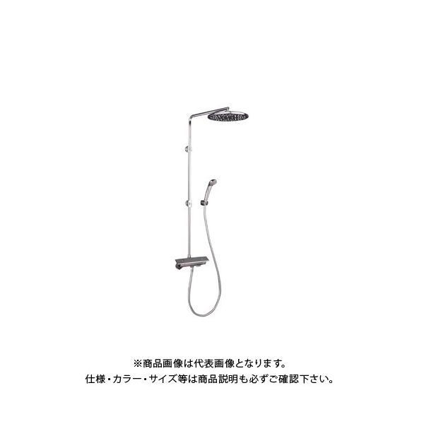 【メーカー】●(株)KVK【特長】●オーバーヘッドeシャワー(メッキ)：肩までスッポリ入る丸型シャワー。中央は一気に散水する旋回流シャワー(eシャワー)で、周りをストレートシャワーで覆う構造です。2種類のシャワーの組合せにより、浴び心地の良...