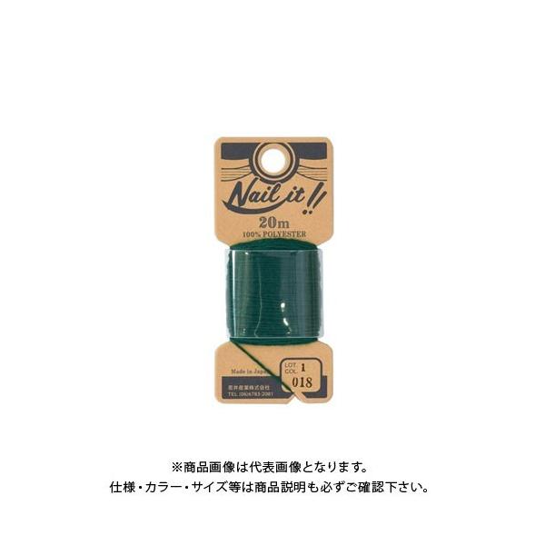 【メーカー】●若井産業(株)【特長】●ネイルイット専用糸【仕様】●20m巻太さ5番 ●材質：ポリエステル100% ●パッケージ寸法：90mm×40mm×10mm ●重さ：7g