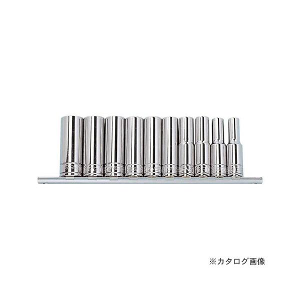 ※画像はイメージになります、商品説明をご確認下さい。【特長】●ミラー仕上げのメッキが美しいディープソケットセット。●ボルトの貫通したナットや、奥まった所での作業に最適。●ボルト・ナットを傷めにくい面接触タイプ。●6角タイプ。●ソケットホルダ...