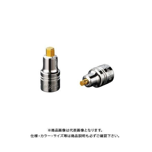 【メーカー名】●京都機械工具(株)【特長】●TiN(チタン)コーティングにより耐磨耗性を向上しています●先端部の面取りで六角穴付きボルトへスムーズに挿入できます【仕様】●差込角(sq.)：6.3●サイズ(S：mm)：4●寸法D(mm)：12...