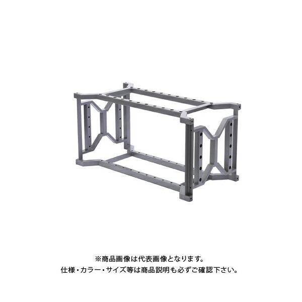 【メーカー名】●京都機械工具(株)【特長】●最新の構造最適化手法であるトポロジー解析を行い、高剛性と軽量化および高いデザイン性を実現しました●ワイド方向（横向）、ナロー方向（縦向）両方で使用できます●エクステンションA（連結用ボルト）を使用...