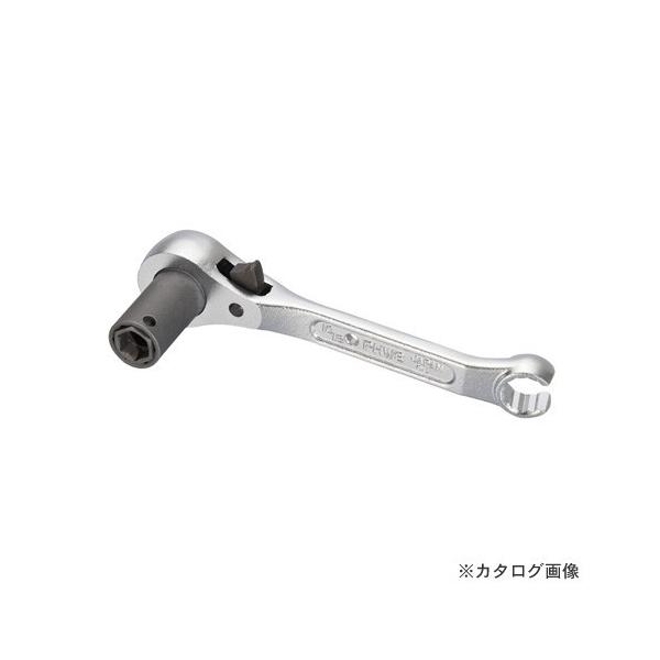 【メーカー名】●トップ工業（株）【特徴】●狭い場所に最適！手のひらサイズのショートタイプ！空調内でも作業楽々です。●持ち替え不要！ソケット部は10ｍｍ・13ｍｍのスライド式ダブルソケットを採用。●マルチソケット対応！蝶ネジや大径パイプなどの...