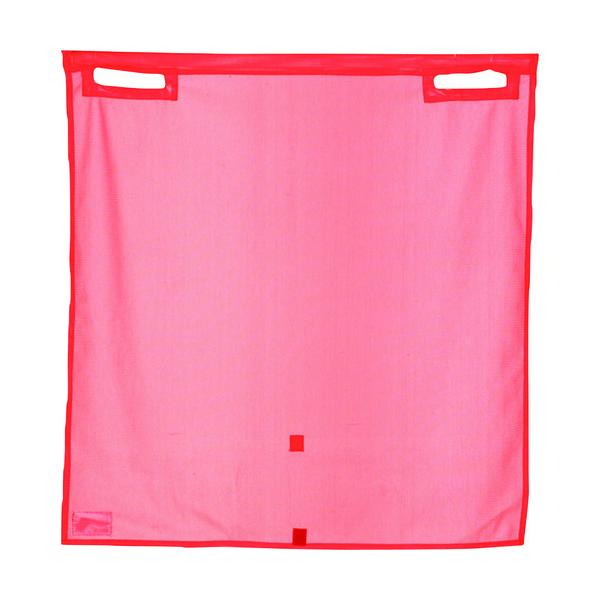 【メーカー】●（株）グリーンクロス【仕様】●色：蛍光オレンジ●棒サイズ(mm)径×長さ：φ25×870●縦(mm)：900●横(mm)：900●旗竿：ポリカーボネートポール【材質・仕上げ】●ナイロン【質量】●310.000G