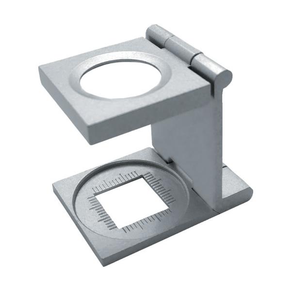 【メーカー】●（株）京葉光器【仕様】●倍率(倍)：8●レンズ寸法(mm)：φ21●幅(mm)：32●奥行(mm)：44●高さ(mm)：41●最小目盛(mm)：1●最小目盛：1mm●レンズ：ガラスレンズ●スケール(mm)：15×15【材質・仕...