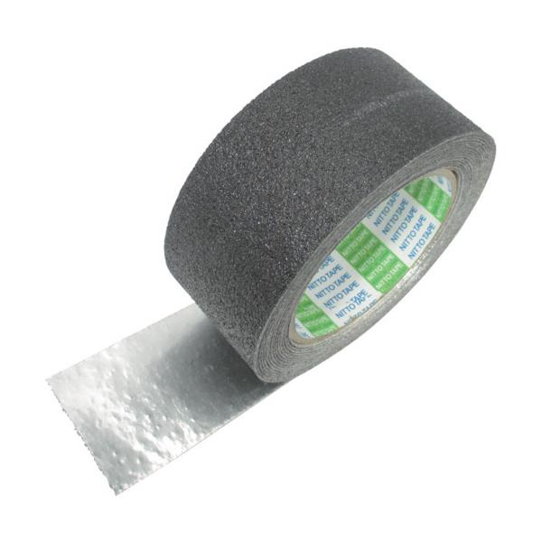 【メーカー】●日東電工(株)【仕様】●色：ブラック●幅(mm)：100●長さ(m)：5●厚さ(mm)：1●粘着力：9.5N/10mm●引張強度：75N/10mm●切断にはカッターが必要【材質・仕上げ】●基材：アルミホイル●粘着剤：アクリル系...