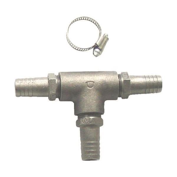 【メーカー】●大研化成工業（株）【仕様】●品名：T型ジョイント●適合ホース内径(mm)：18〜21●用途：本体同士、本体とホースの接続●適合ホース(mm)内径：18〜21【材質・仕上げ】●本体:鋳鉄●ホースバンド:ステンレス【1注文あたり入...