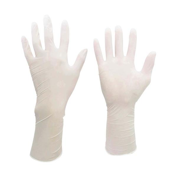 【メーカー】●ミドリ安全（株）【仕様】●色：ホワイト●サイズ：L●全長(cm)：30.0●手のひら周り(cm)：21.2●中指長さ(cm)：8.3●厚さ(mm)：0.08●粉なし●クリーンパック仕様【材質・仕上げ】●ニトリルゴム【1注文あた...
