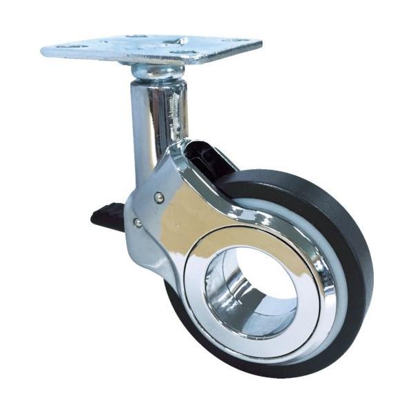 【メーカー】●ＳＡＭＳＯＮＧ　ＣＡＳＴＥＲ【仕様】●車輪径D(mm)：75●タイプ：自在式(ストッパー付)●許容荷重(daN)：49.0●許容荷重(kgf)：50●車輪幅(mm)：13●取付高H(mm)：96.5●取付座A(mm)：47●取...