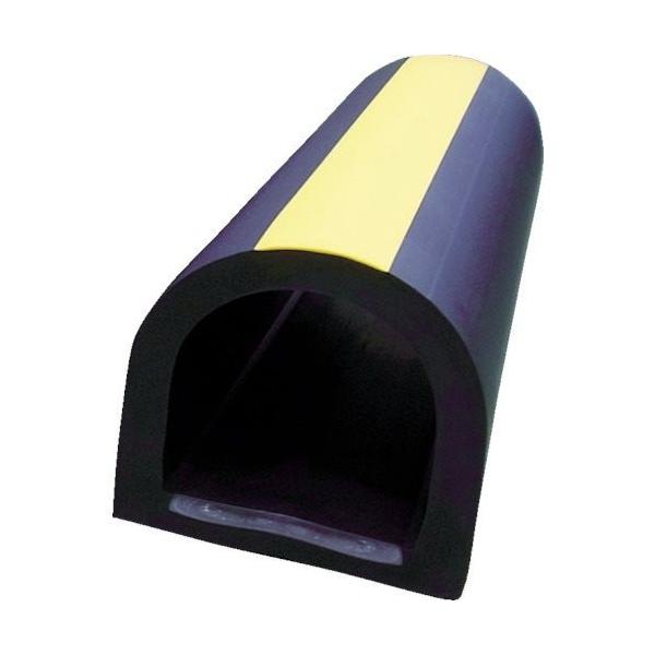 【メーカー】●八興販売（株）【仕様】●色：黒(黄色ライン)●幅(mm)：50●長さ(m)：1●厚さ(mm)：9●下穴径(mm)：10×φ18●高さ(mm)：50●取付方法：ボルト止め(ボルト別売)【材質・仕上げ】●本体：熱可塑性エラストマー...