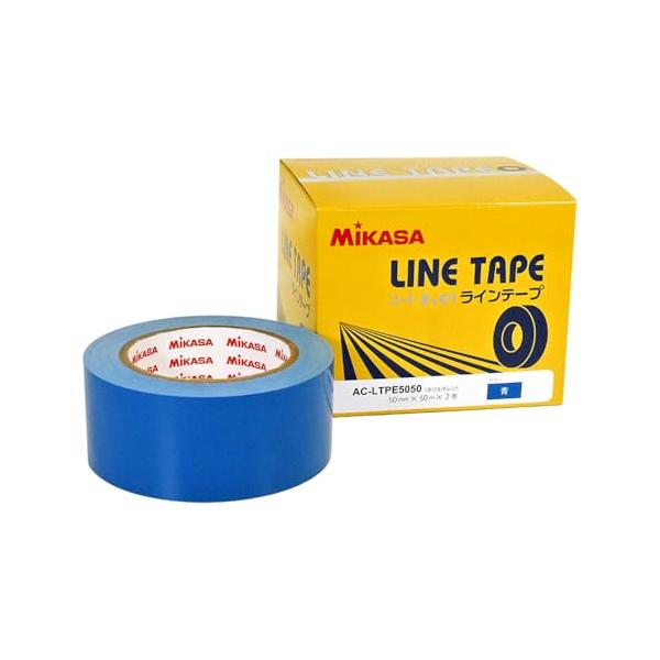 ブルー/幅50mm×50m×2巻/AC-LTPE5050-BL・Color:ブルーSize:幅50mm×50m×2巻・ポリエチレン（伸びないタイプ） ラインテープ・カラー：ブルー・材質：ポリエチレン・サイズ：幅50mm×50ｍ×2巻入・直線...