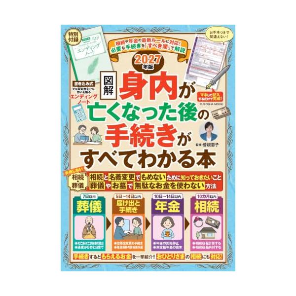 令和8年度税制改正で変わった相続・贈与の最新ルールから 申請しないともらえない亡くなった後に受け取れるお金まで 葬儀・保険・年金・相続、すべての手続きが、この1冊でまるわかり もし身内が亡くなった時、あなたは慌てず対処することができますか？...