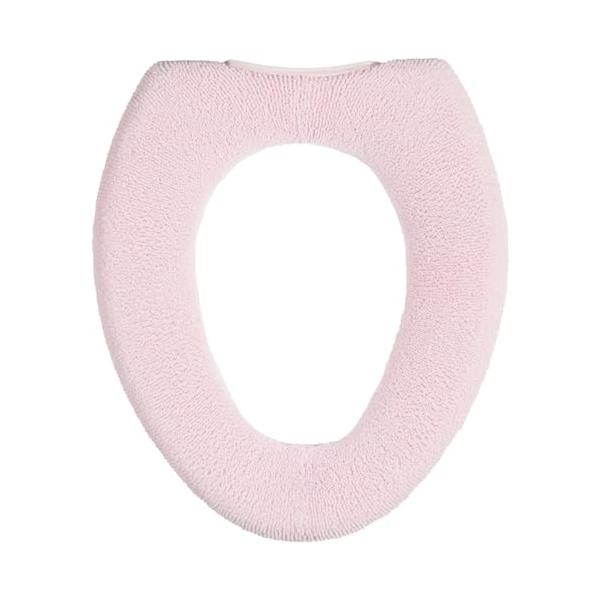 【便座カバー】O型ピンク/幅25×奥行16×高さ2cm/YNO-256・Color:ピンクStyle:【便座カバー】O型・パッケージ個数:1・●トイレ便座カバー　O型・素材：アクリル100%　原産国：中国・カラー：ピンク・●かぶせて留めるだ...