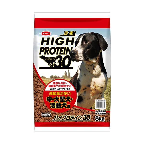 ・赤 8kg（×1） SM1009・機敏な動きと激しい運動を必要とする、活動的な愛犬のために考えられたフードです