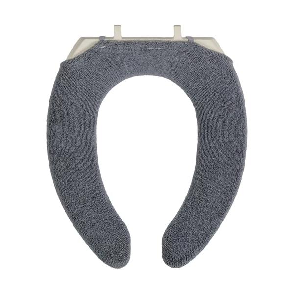 【便座カバー】U型チャコール/幅87.5×奥行9.5×高さ1.5cm/YNU-156・Color:チャコールStyle:【便座カバー】U型・パッケージ個数:1・●トイレ便座カバー　U型・素材：アクリル100%　原産国：中国・カラー：チャコー...