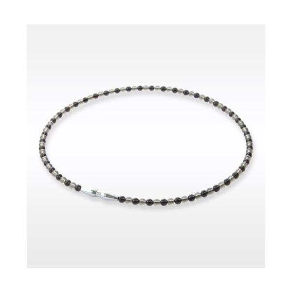モダンブラック/グレー/50cm/0223TG909253・Color:ブラック/グレーSize:50cm・パッケージ個数:1・素材：球パーツ:アクリル　中紐:ステンレス、ナイロン　留め具:アルミ、ウレタン・性別：男性/女性・カラー：ブラッ...