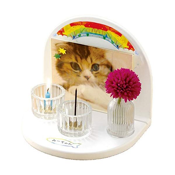 ・オフホワイト  ・線香・ローソク・燭台・フォトステージが入ったペット供養専用スターターセットです。