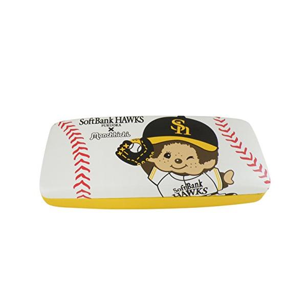 スポーツソフトバンクホークス/Free Size/E404935H・Color:ソフトバンクホークス・パッケージ個数:1・モンチッチと球団のコラボしたメガネケース・モンチッチ×球団コラボグッズ