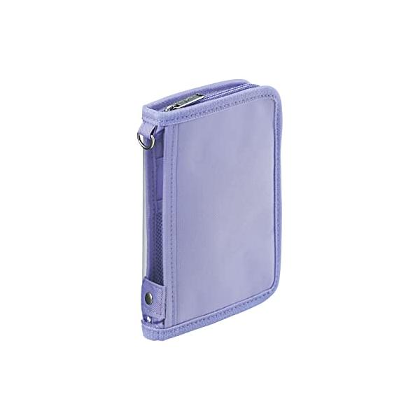 ポーチミニ・ライラックパープル ミニ A3301-10・・Color:ライラックパープルStyle:ポーチミニ・【商品】透明シートをデコレーションして自分だけのポーチが作れます・【ポケット】トレカや会員証が入るカードポケット・【機能】缶バッ...