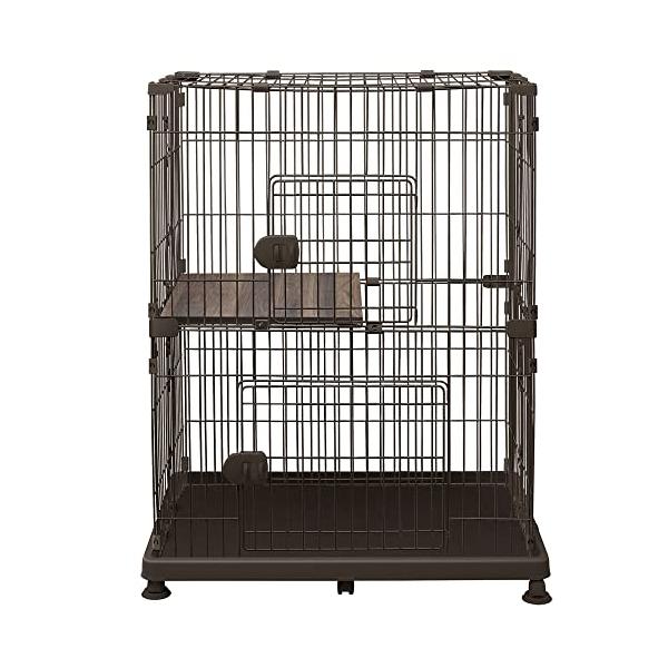 ・ウォールナット 2段 PEC-902V・・Color:ウォールナットSize:2段・商品サイズ（cm）：幅約93×奥行約63×高さ約121（キャスター含む）・材質／線材：スチール（エポキシ樹脂塗装）／棚板：合成樹脂化粧パーティクルボード（...