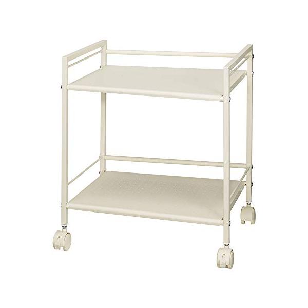 2段・アイボリー 2段 GC-P46IV・・Size:2段Color:アイボリー・サイズ:幅43×奥行29.5×高さ47cm・重量:2.3kg・本体:スチール(紛体塗装)・原産国:中国・この商品の棚内寸はカラーボックスと同じサイズで設計をし...